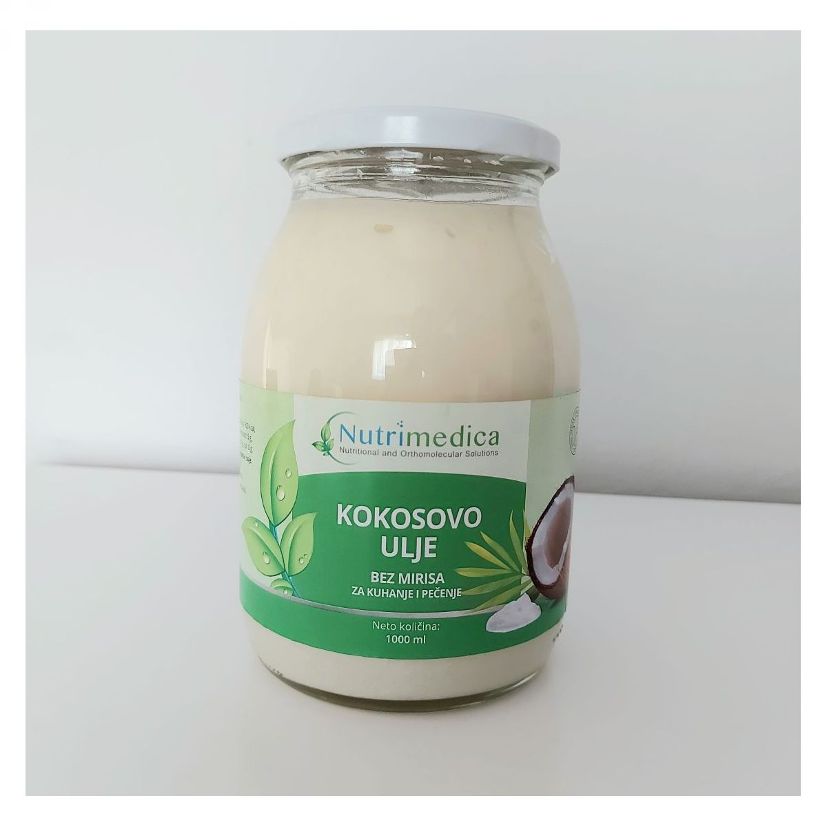 KOKOSOVO ULJE BEZ MIRISA 1 L | Sunce Webshop